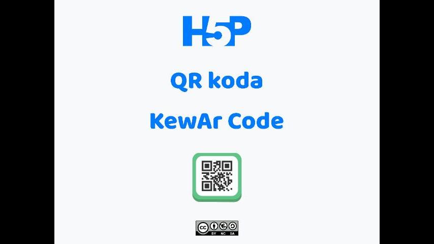 H5P: KewAr Code - QR koda