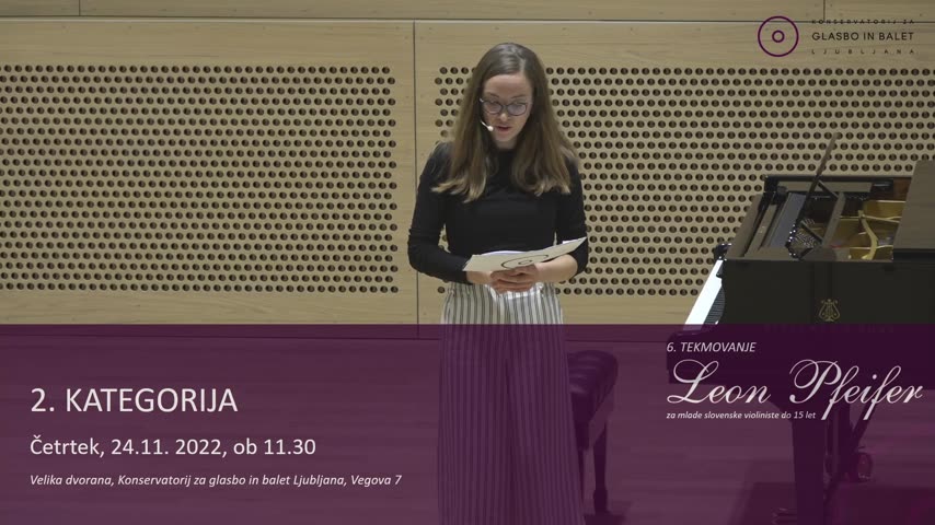 6. tekmovanje Leon Pfeifer, 2. kategorija, 1. del