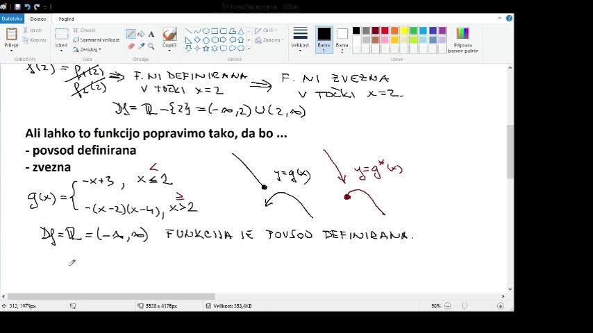 "Zlepljene" funkcije - primeri