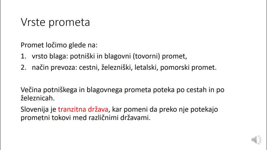 Promet v Sloveniji